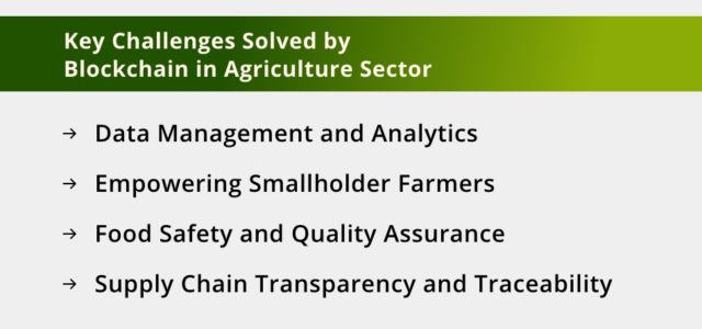 How does blockchain in agriculture transform the industry?